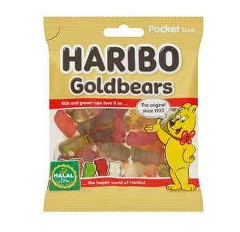 Haribo Halal Goldbear 24 x 100g | TheWholesaleHub – thewholesalehub
