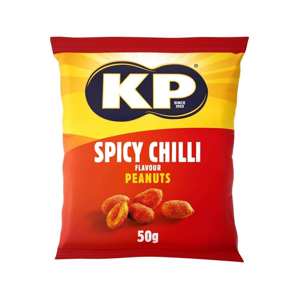 KP Nuts Spicy Chilli Peanuts 50g | TheWholesaleHub – thewholesalehub